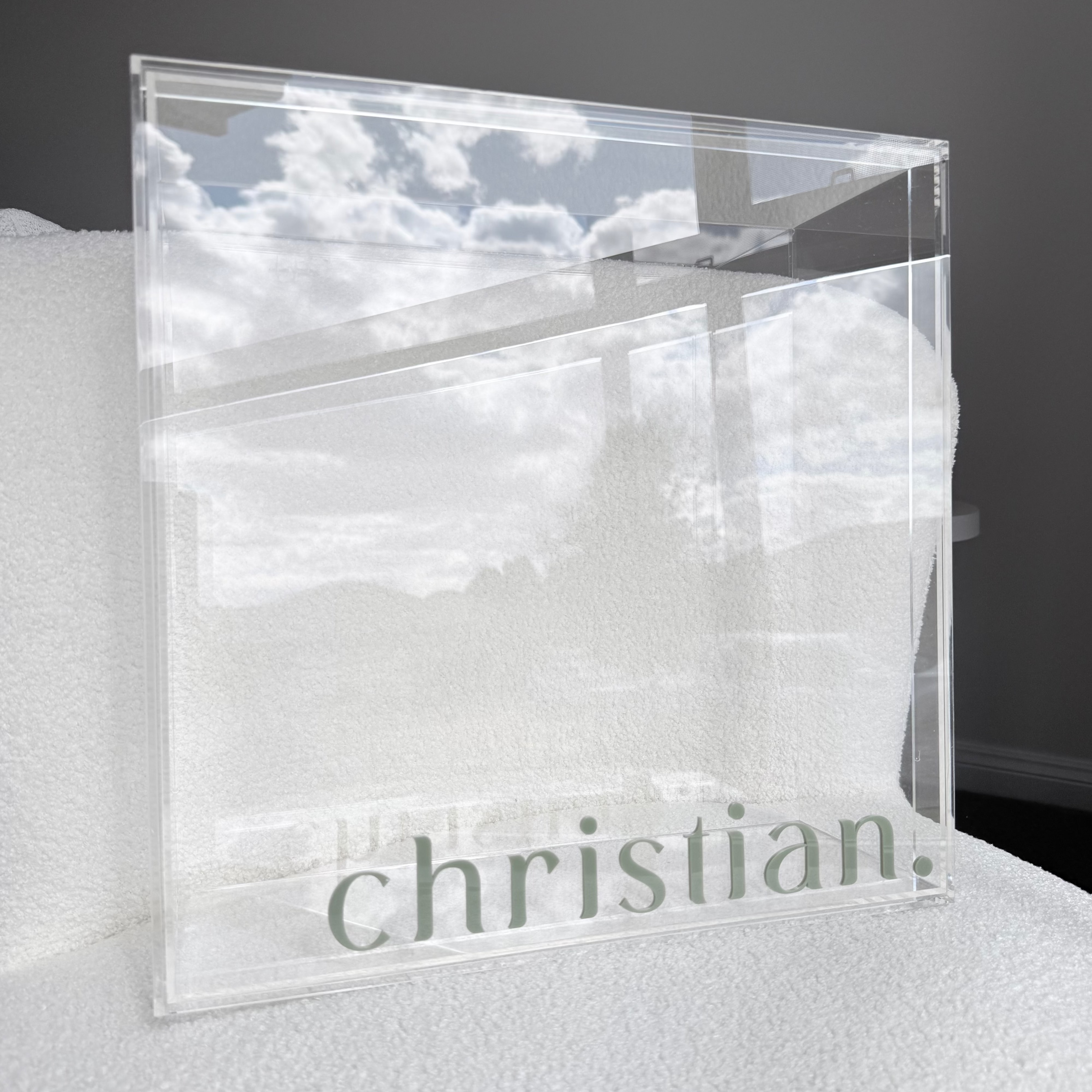Acrylic Keepsake Box - Acrylic Name – Sylk Creative